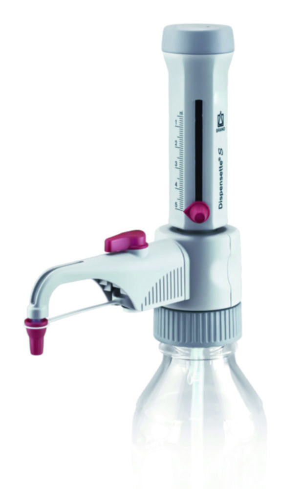 Flesdispenser Dispensette S Analog, 0,5-5 ml, met klep | 13510131